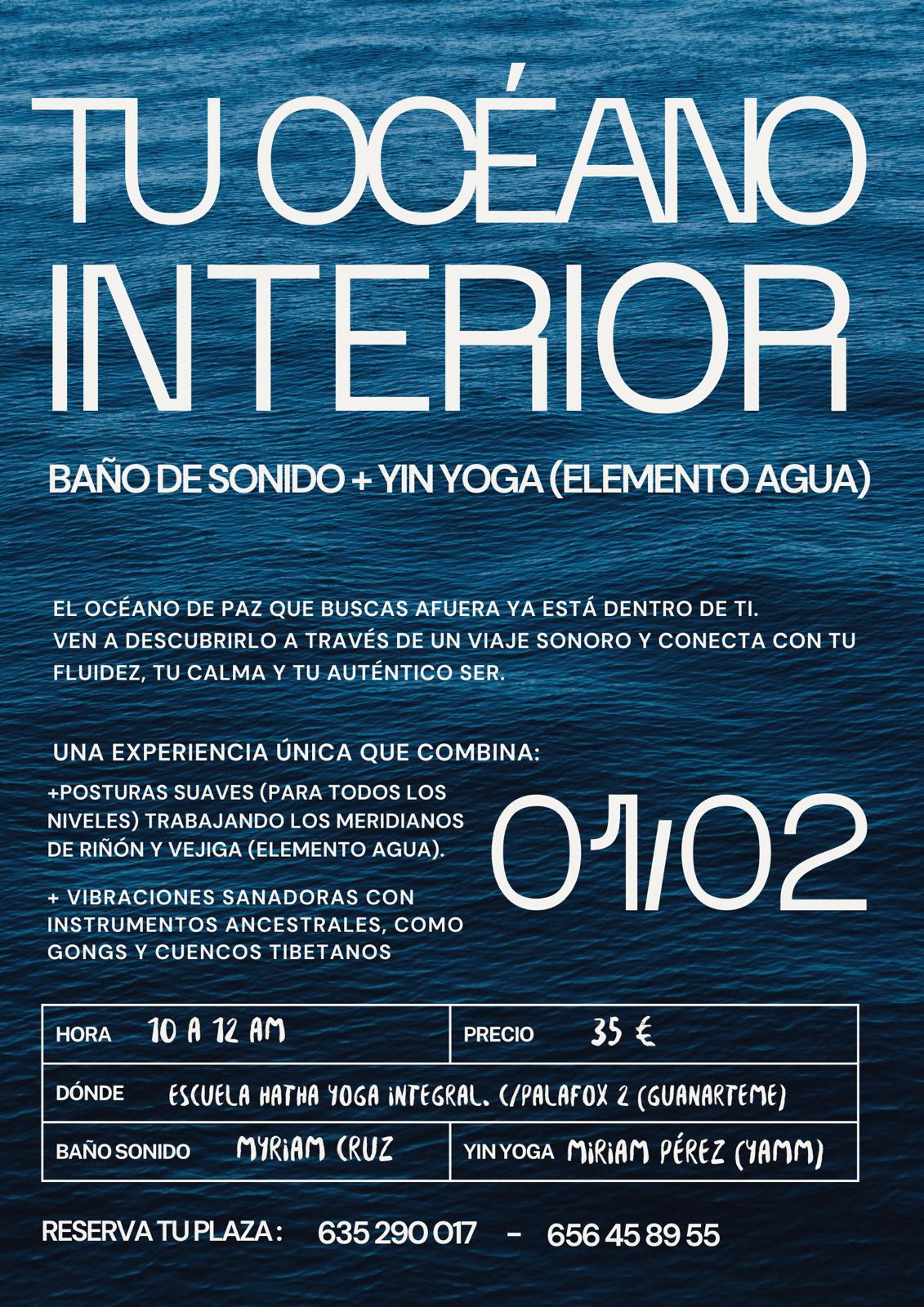 TU OCÉANO INTERIOR – Hatha Yoga Integral